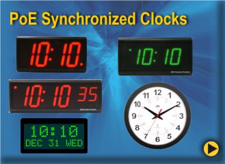 Digital Double Line Alpha Clocks or Alpha-numeric Clocks