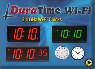 Digital Double Line Alpha Clocks or Alpha-numeric Clocks
