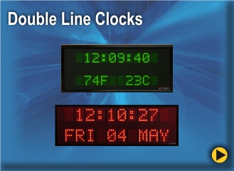 Digital Alpha Clocks or Digital Alph-numeric Clocks