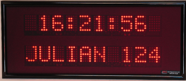 Digital Double Line Alpha Clocks or Alpha-numeric Clocks