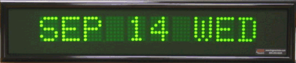 Digital Alpha Clocks or Digital Alpha-numeric clocks/displays