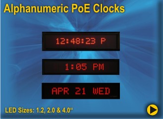 DuraTime 2.4 GHz Synchronized Clocks and Clock Systems