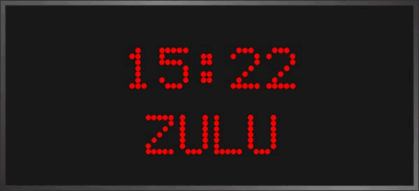 Digital Time Zone Displays, World Clocks, Digital World Clocks or Time ...