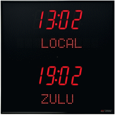 BRG Style 3010 Digital Programmable Time Zone Displays, World Clocks ...
