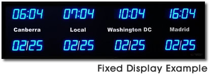 Digital Time Zone Displays Downloads